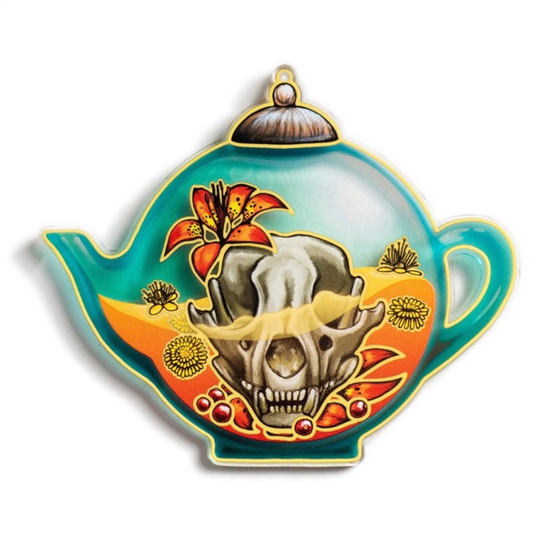 Skull Teapot - Etsy