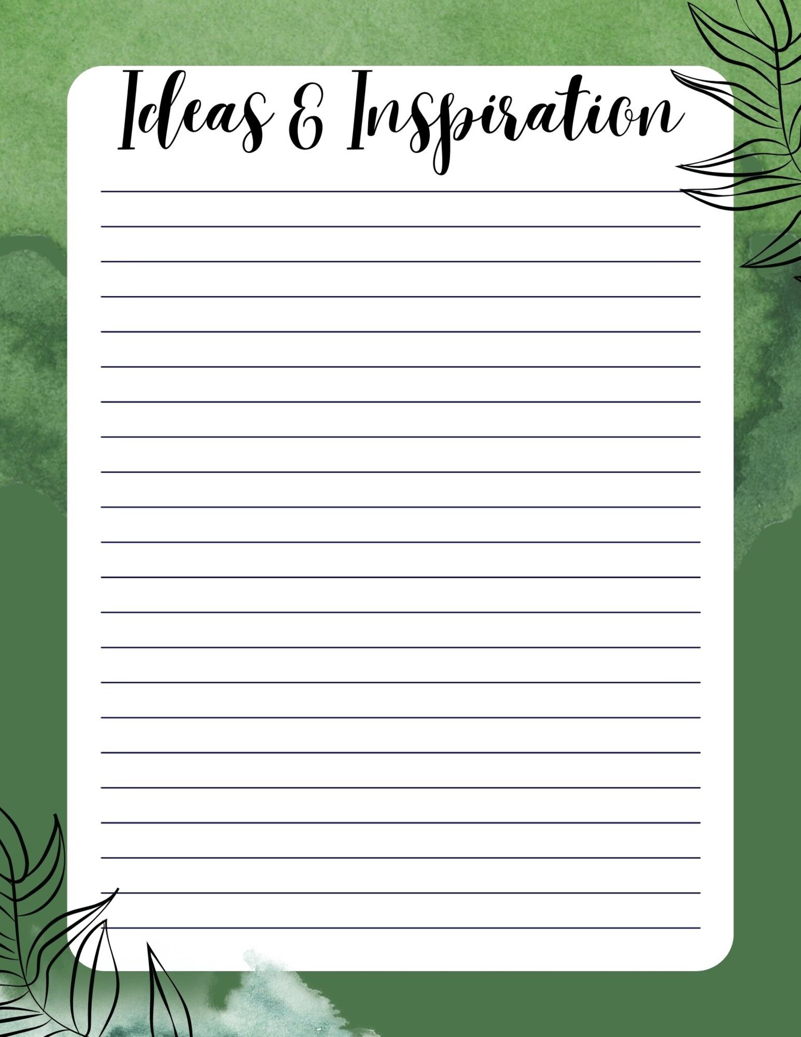 Welcome to the Jungle-themed Daily/weekly Habit Tracker & Planner - Etsy