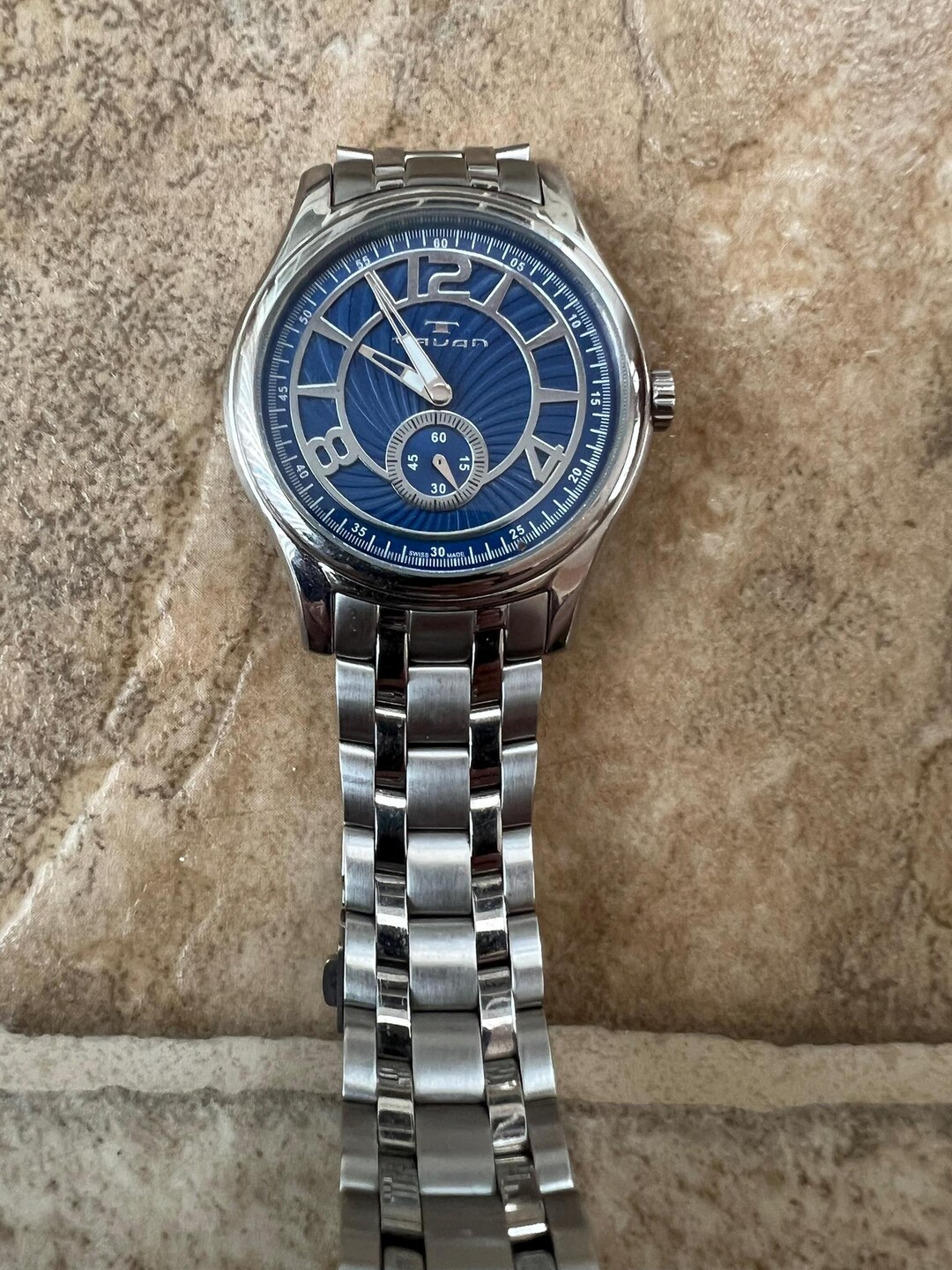 New Stainless Watch TAVAN T966-01 Dial Swiss Made - Etsy