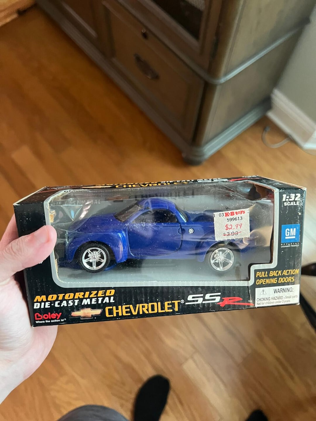 Boley Corp Die Cast 2000 Chevrolet SSR 1:32 Scale Blue in Original ...