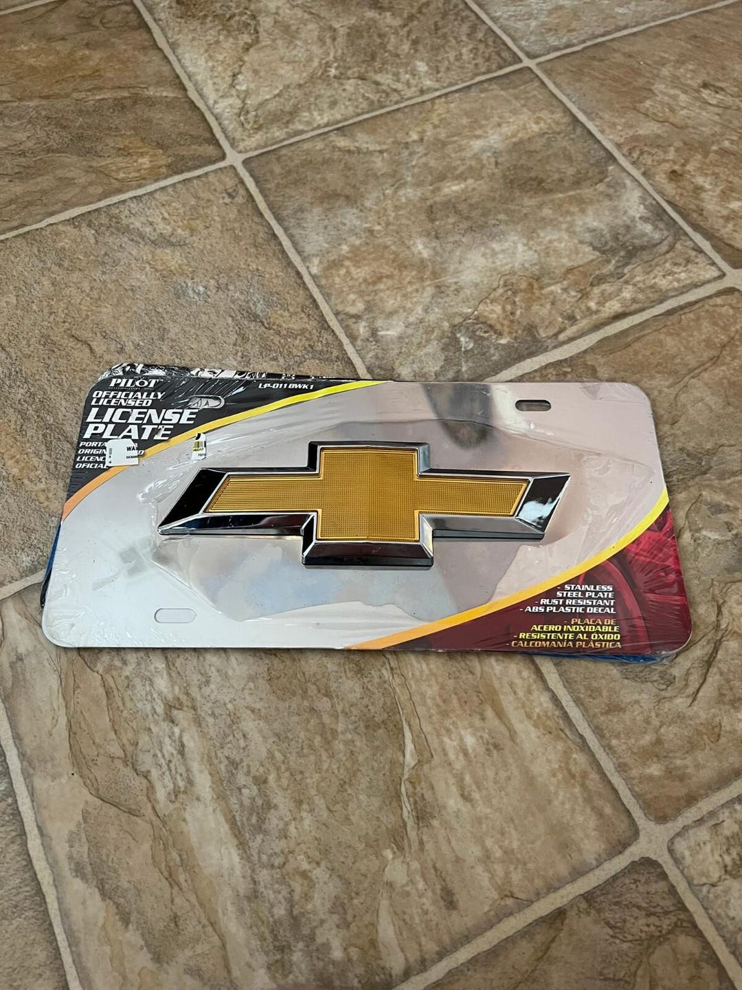 Chevy License Plate LP011 BWK 1 - Etsy
