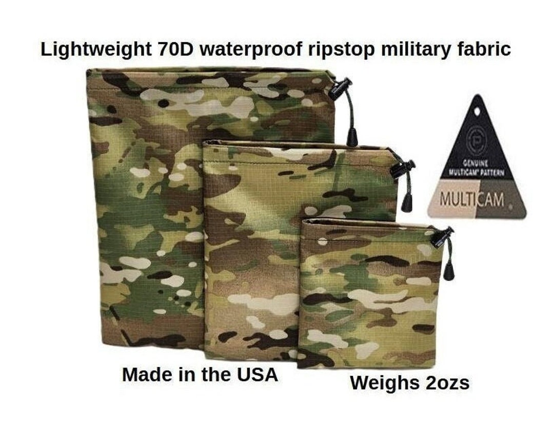 3-pk 70D Ripstop Waterproof Military Nylon Flat MULTICAM Camo Camping ...
