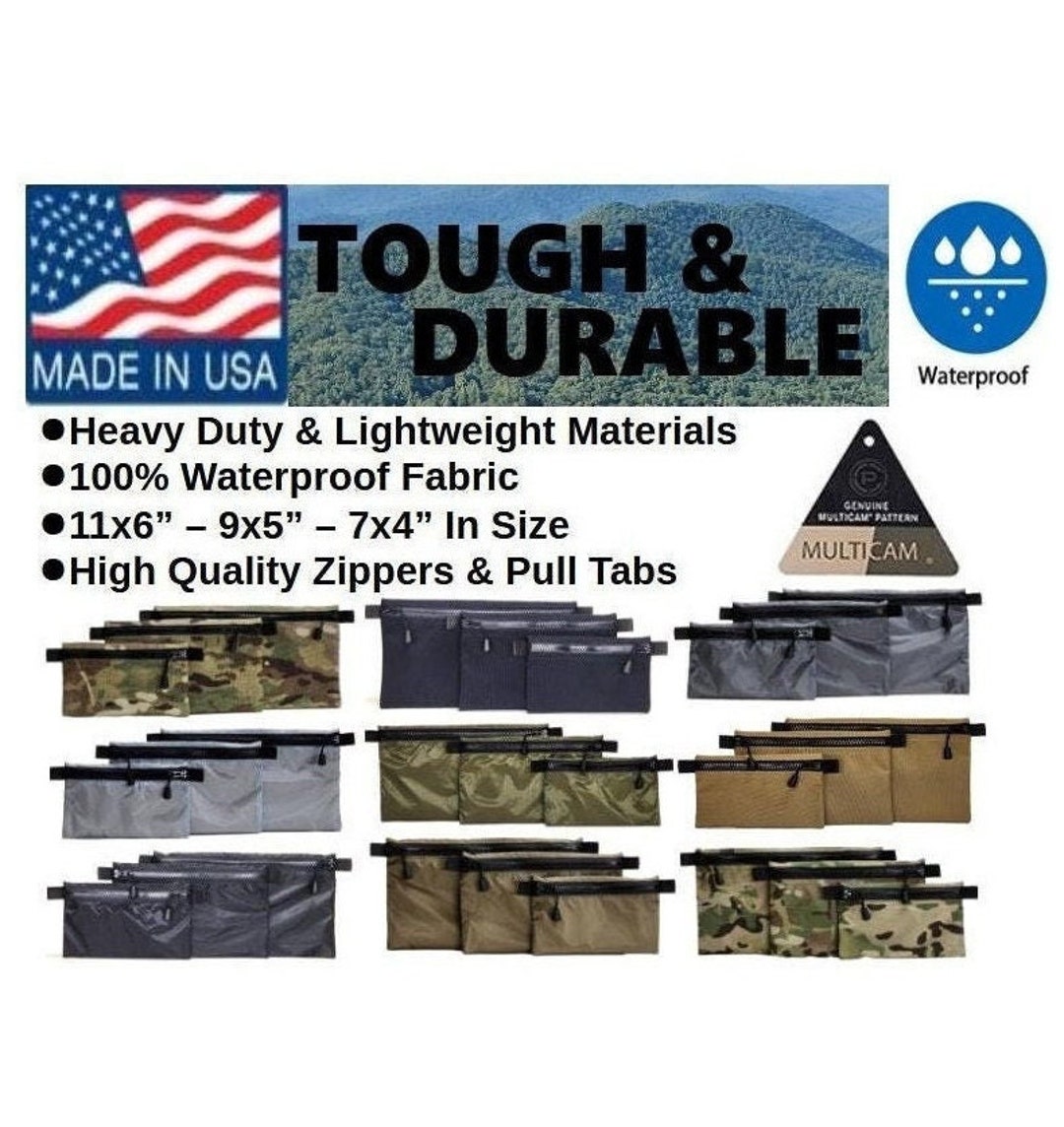 3-PK Heavy Duty Military Tactical Waterproof Army Camping Hiking ...