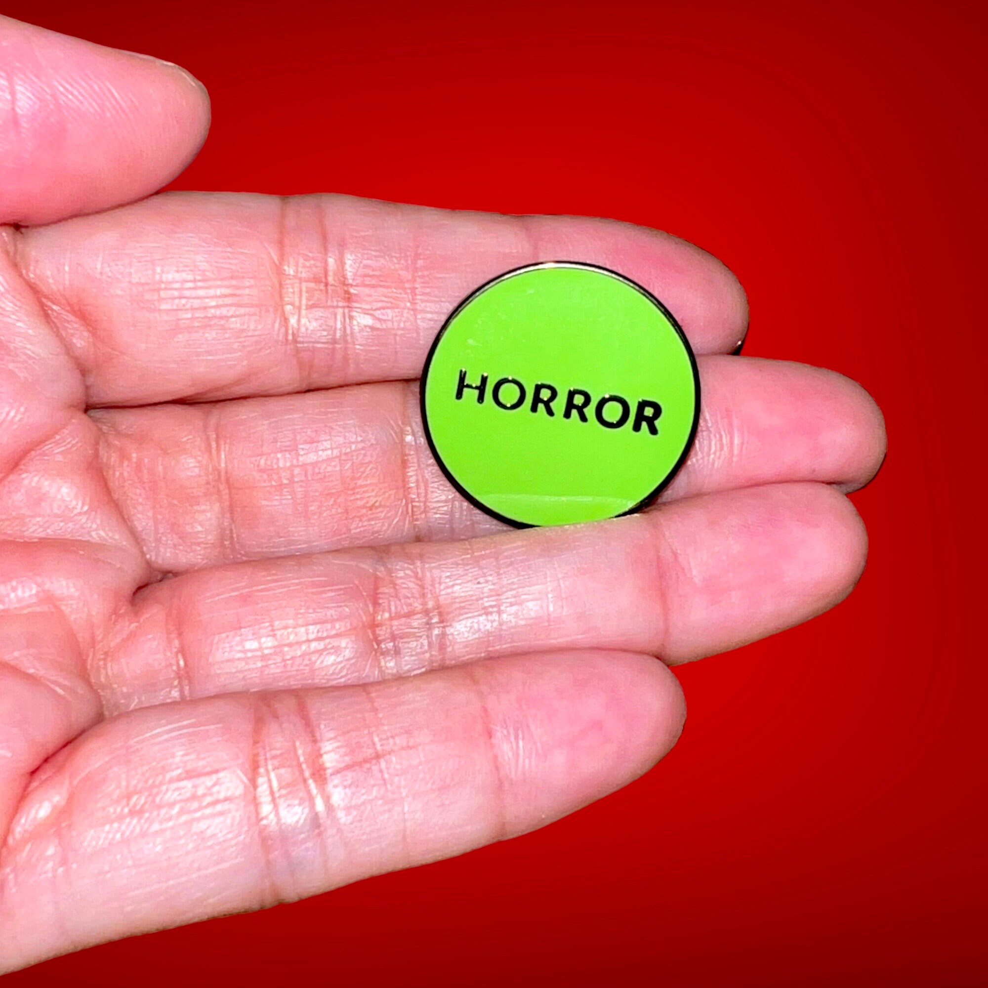 Retro VHS Horror Label Enamel Pin Horror Enamel Pins Lapel - Etsy