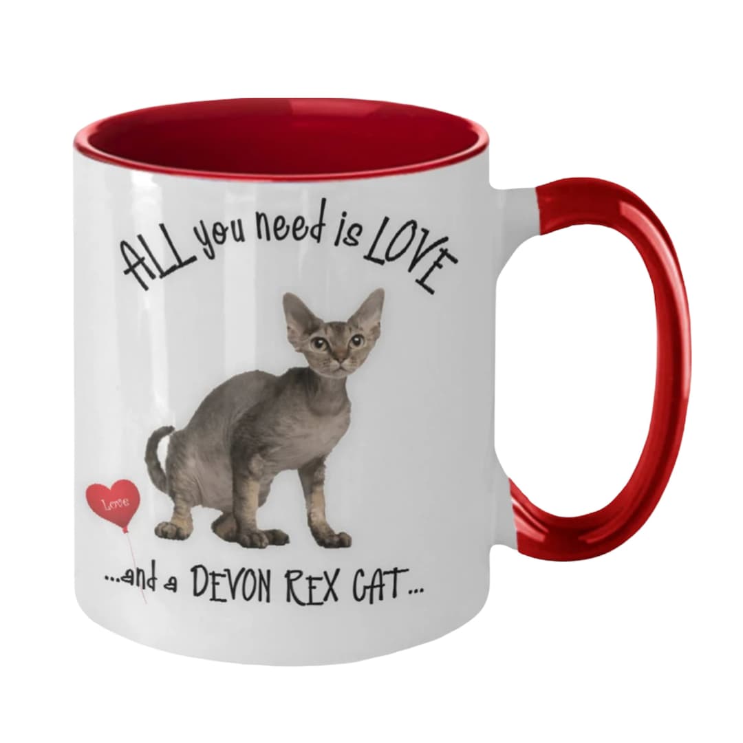 Devon Rex Cat Mug Cat Mug Cat Gift Mug Devon Rex Gift Ideas Devon Rex ...