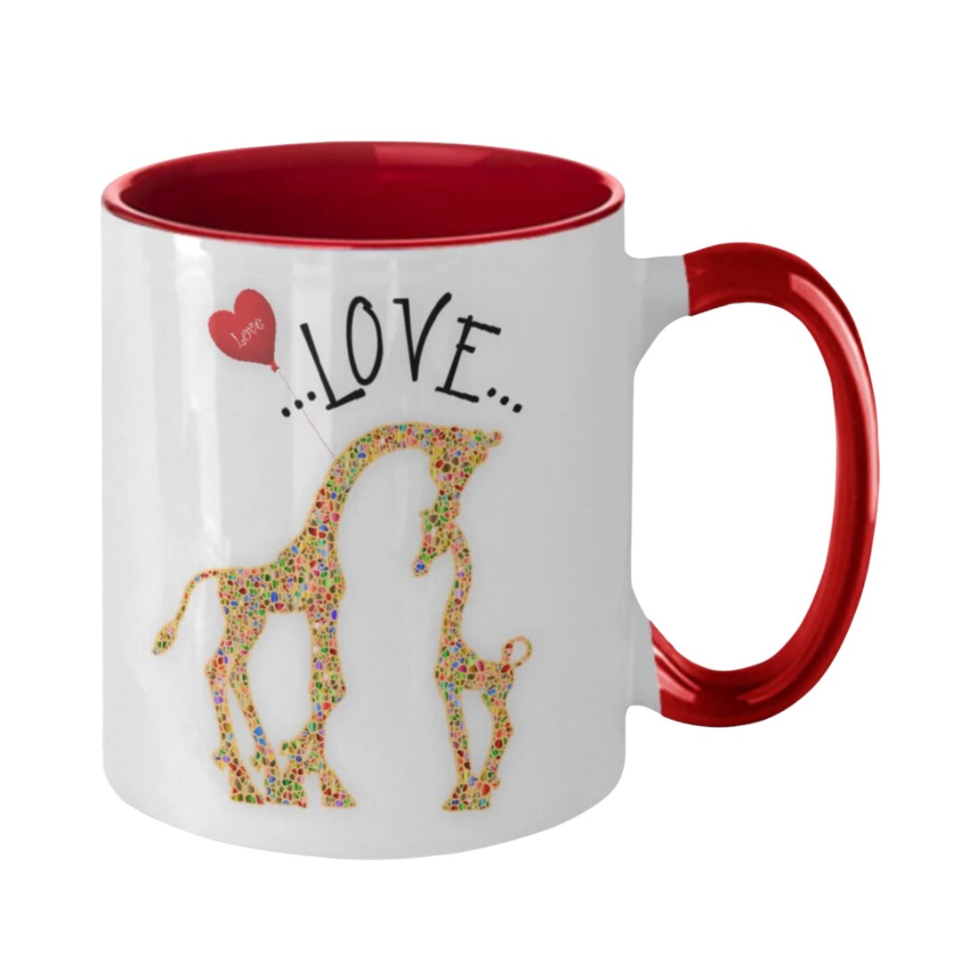 Giraffe Coffee Mug: I Love Giraffes Gift, 11 Oz - Etsy