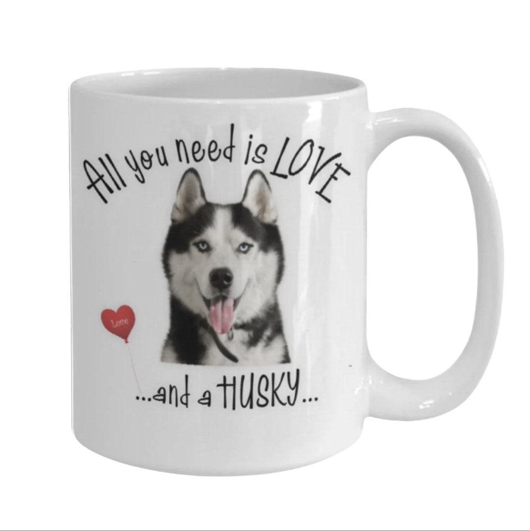 Husky Love Coffee Mug , Husky Mug, Husky Mug Gifts, I Love Huskies ...