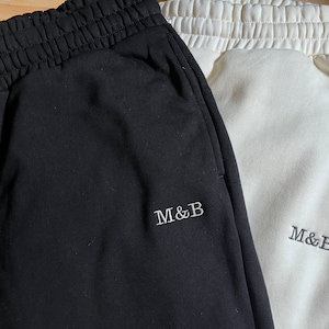 Personalised Embroidered Tracksuit Set of 2 Custom Roman Numeral ...