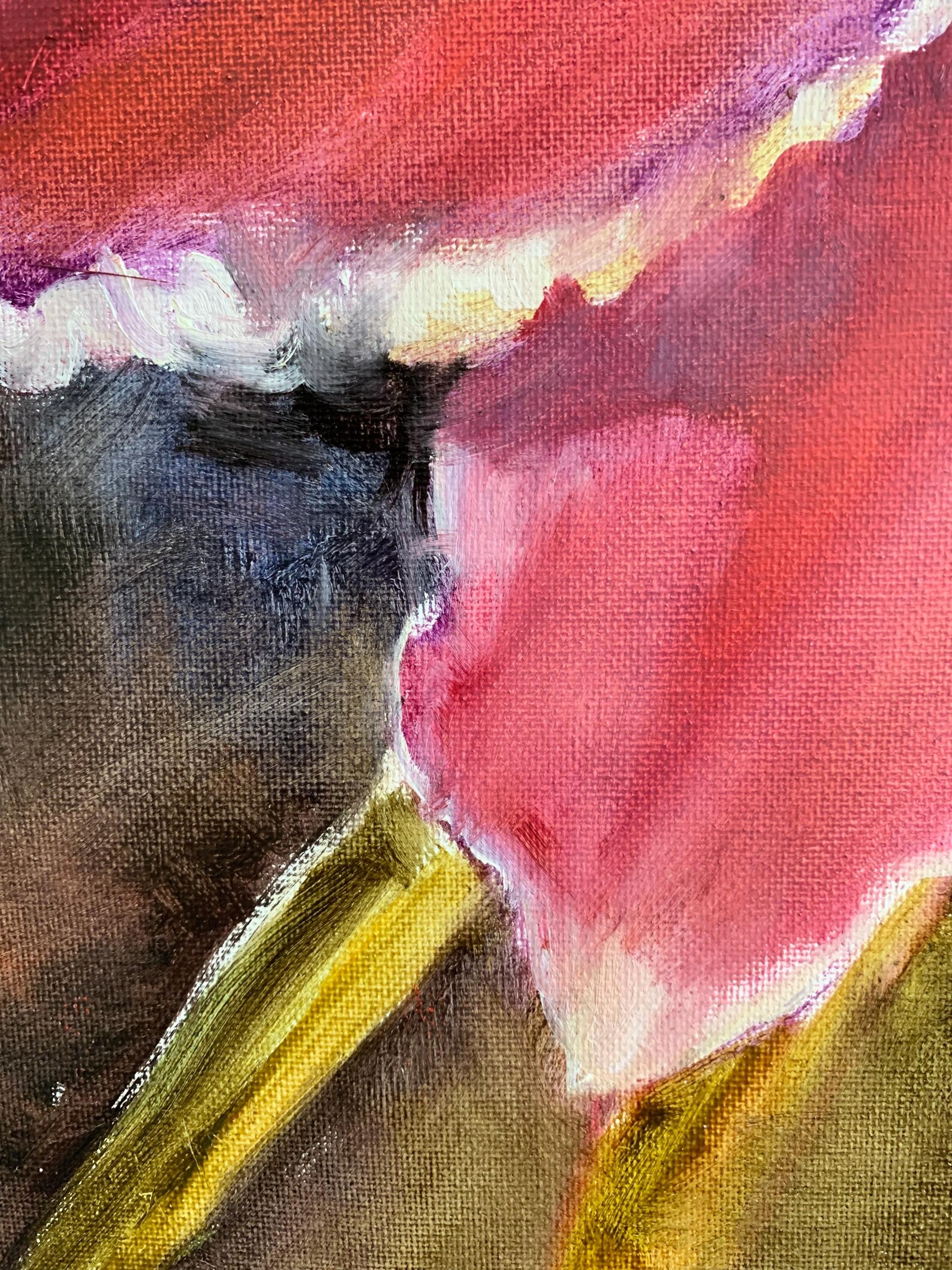 Red Lily Original Oil Painting - Etsy