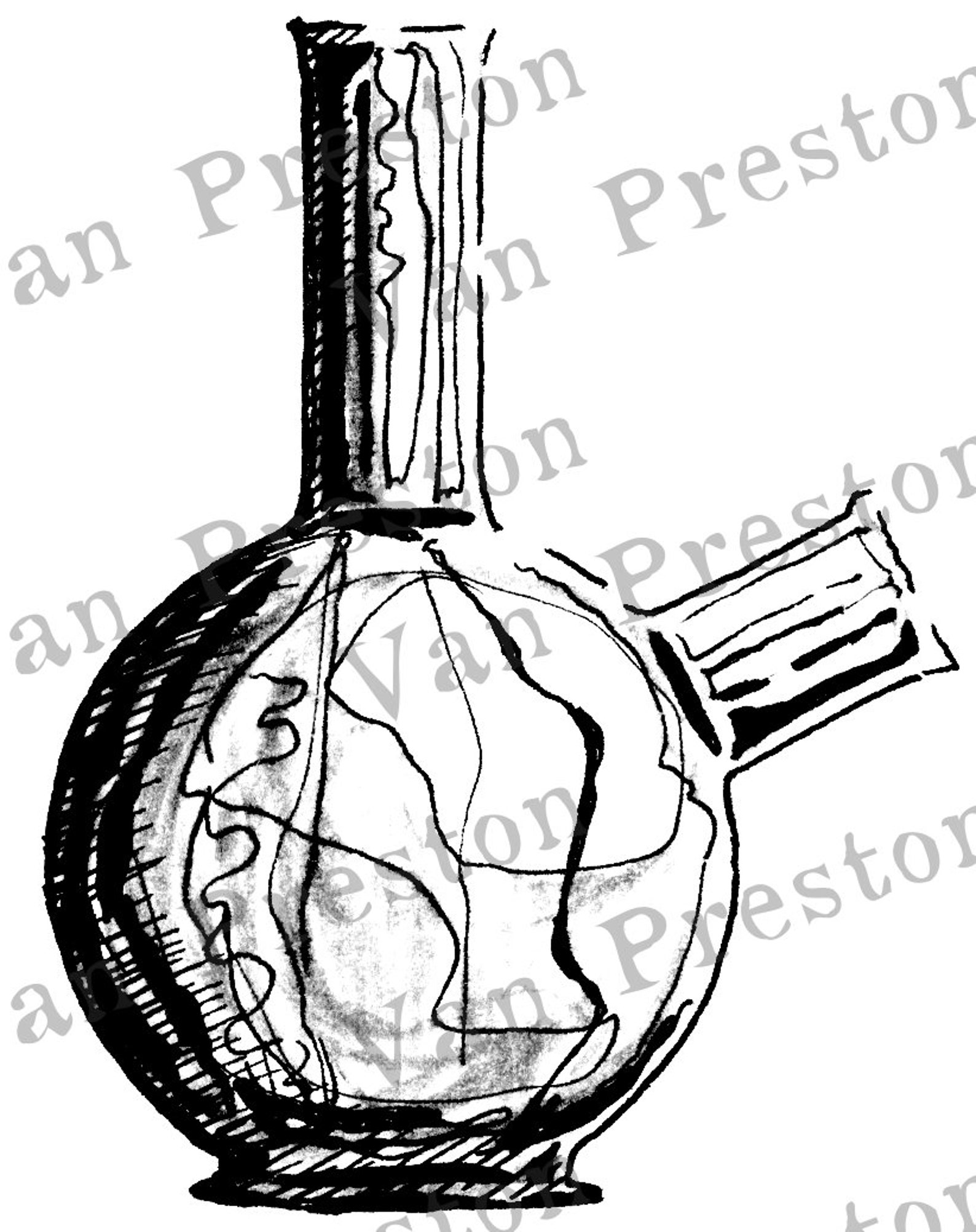 12 Apothecary Illustrations Black & White Printable Digital Alchemy ...