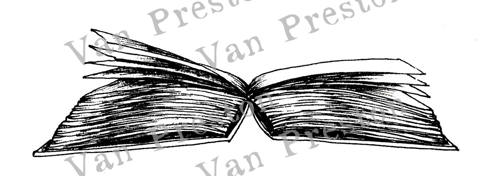 Book Illustrations Pictures of Books Stacks Printable Clipart Digital ...