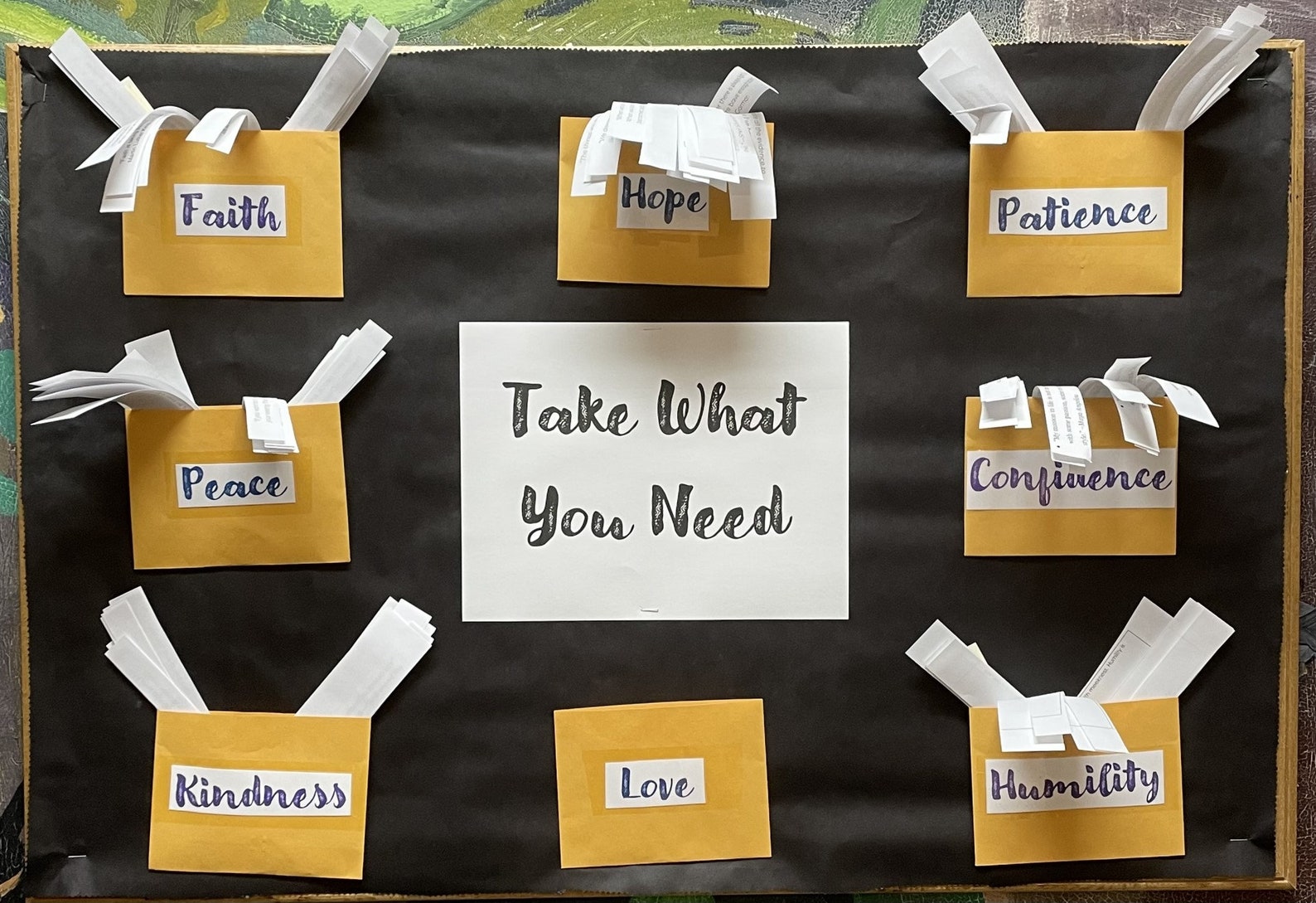 Take What You Need Bulletin Board Kit: Customizable Canva Template (PDF ...