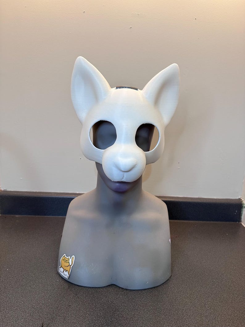 House Cat Half Mask - Therian Gear Fursuit Cosplay - Etsy