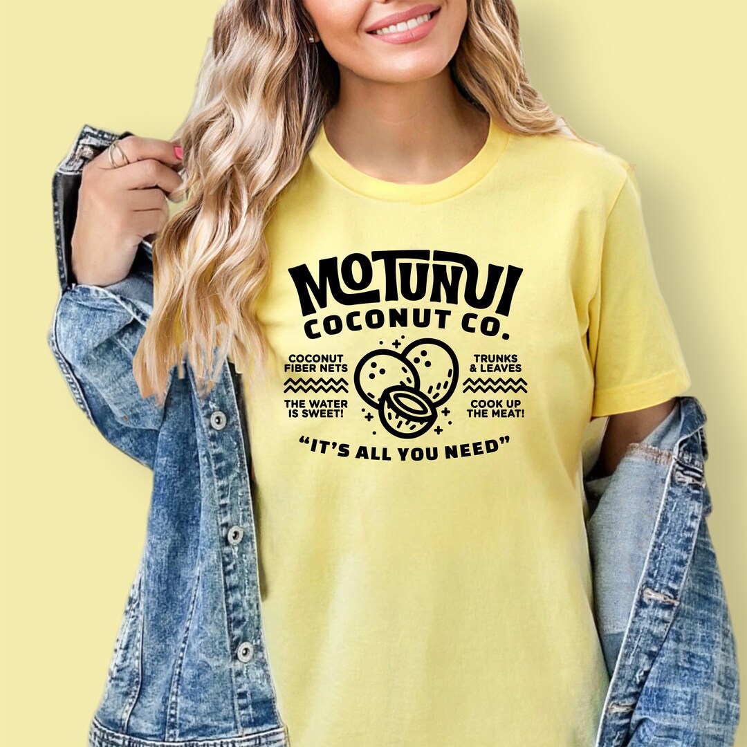 Disney Moana Shirt, Motunui Coconut Company Graphic Tee, Magic Kingdom ...