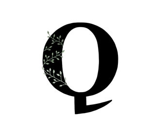 Letter Q Art | Etsy