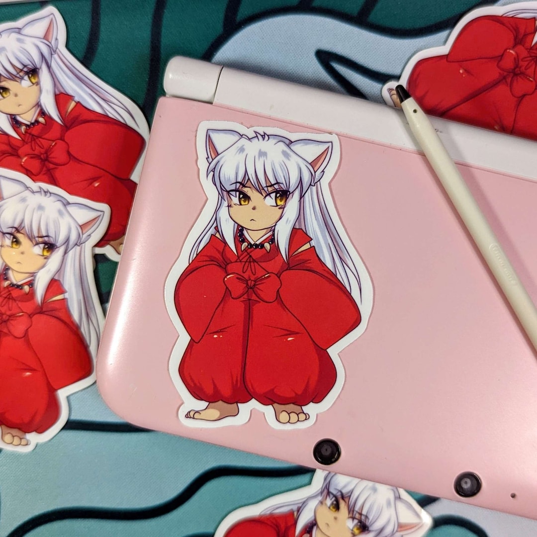 Inu Demon Dog Anime - Vinyl Sticker - Etsy