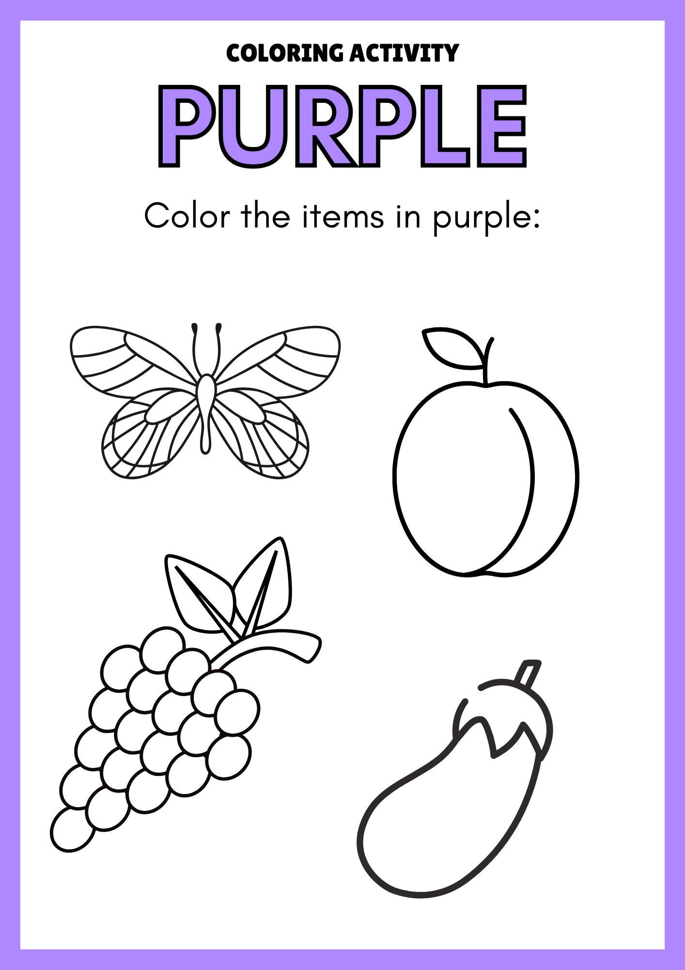 Learn the Colors – Fun Printable Workbook for Kids (ages 2-5 ...