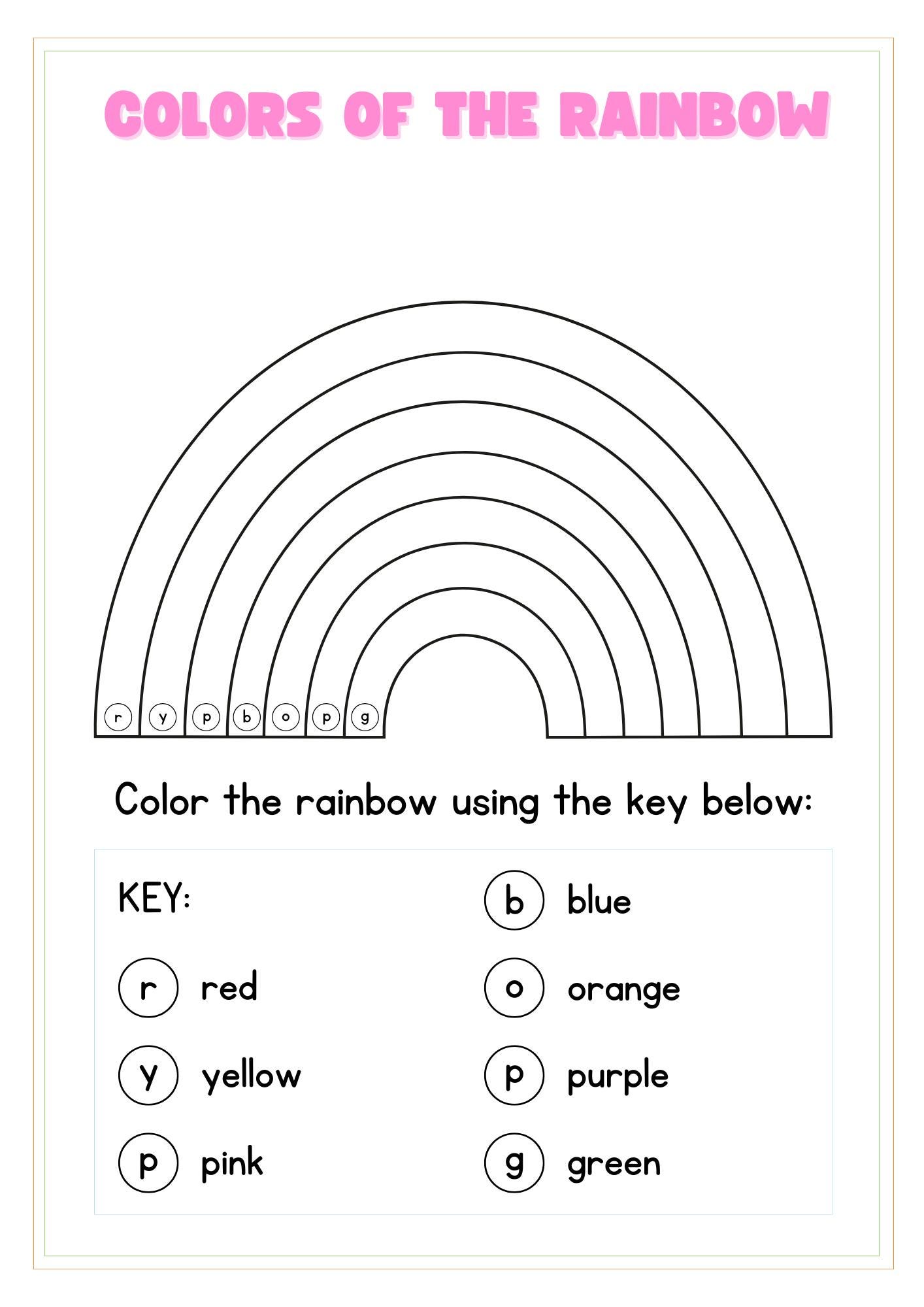 Learn the Colors – Fun Printable Workbook for Kids (ages 2-5 ...