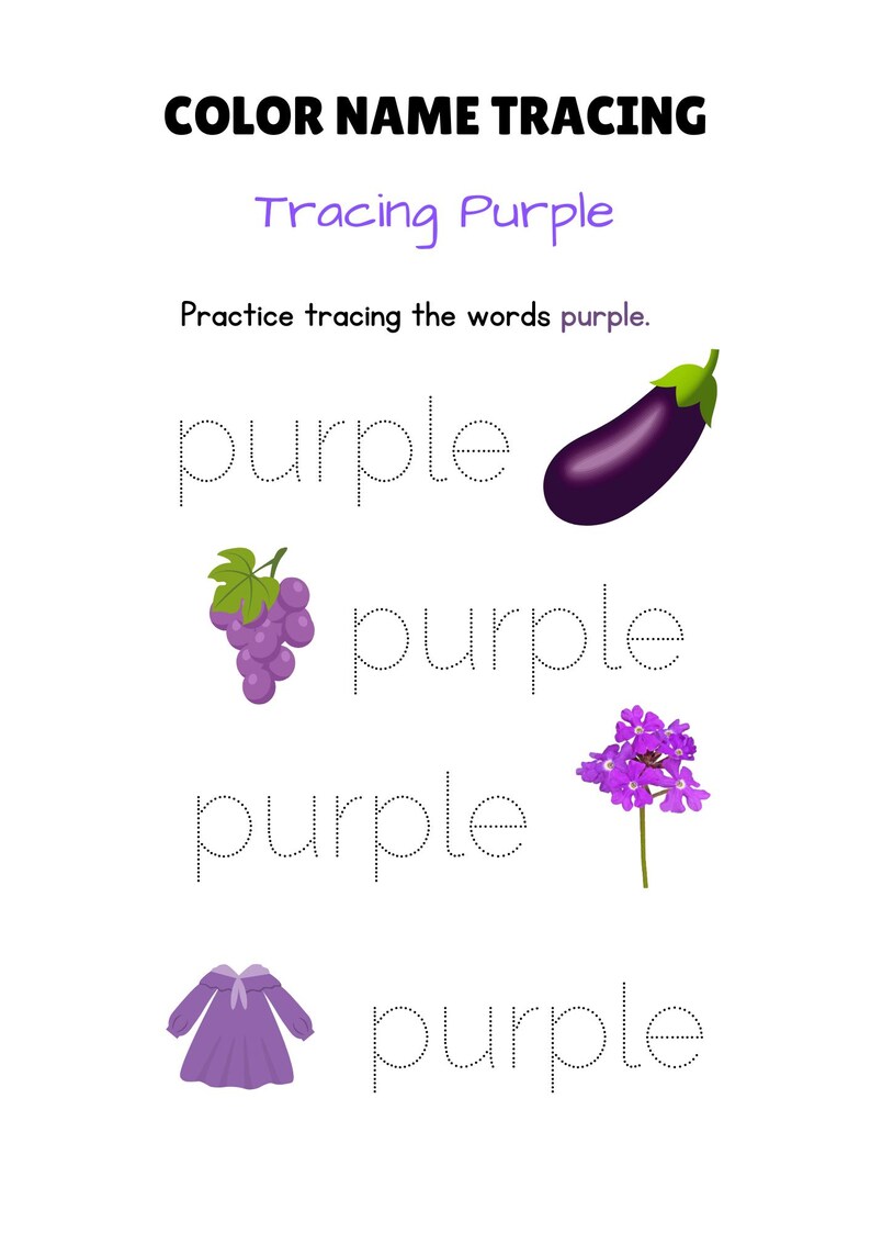 Learn the Colors – Fun Printable Workbook for Kids (ages 2-5 ...