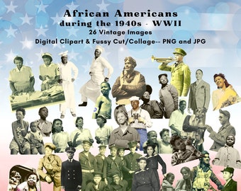 1940s People Clipart - Etsy