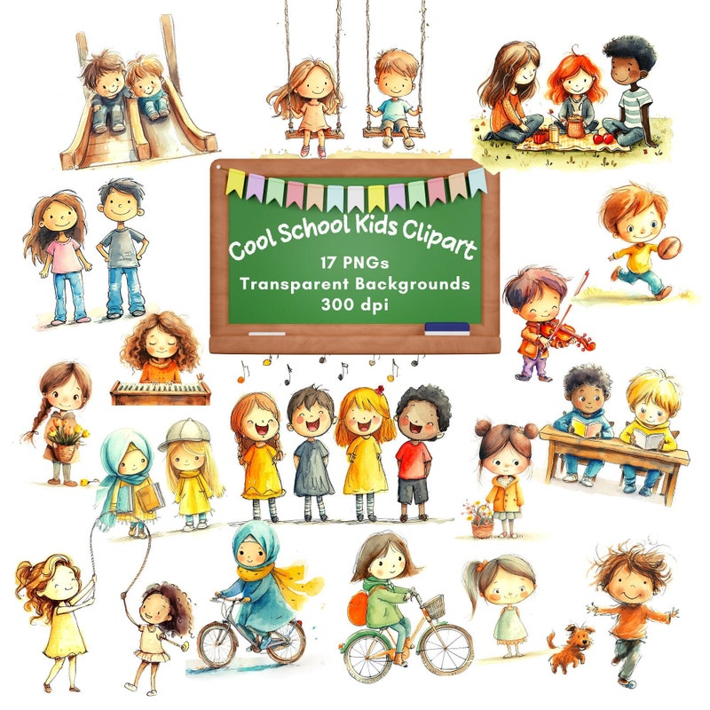 Elementary Clip Art - Etsy