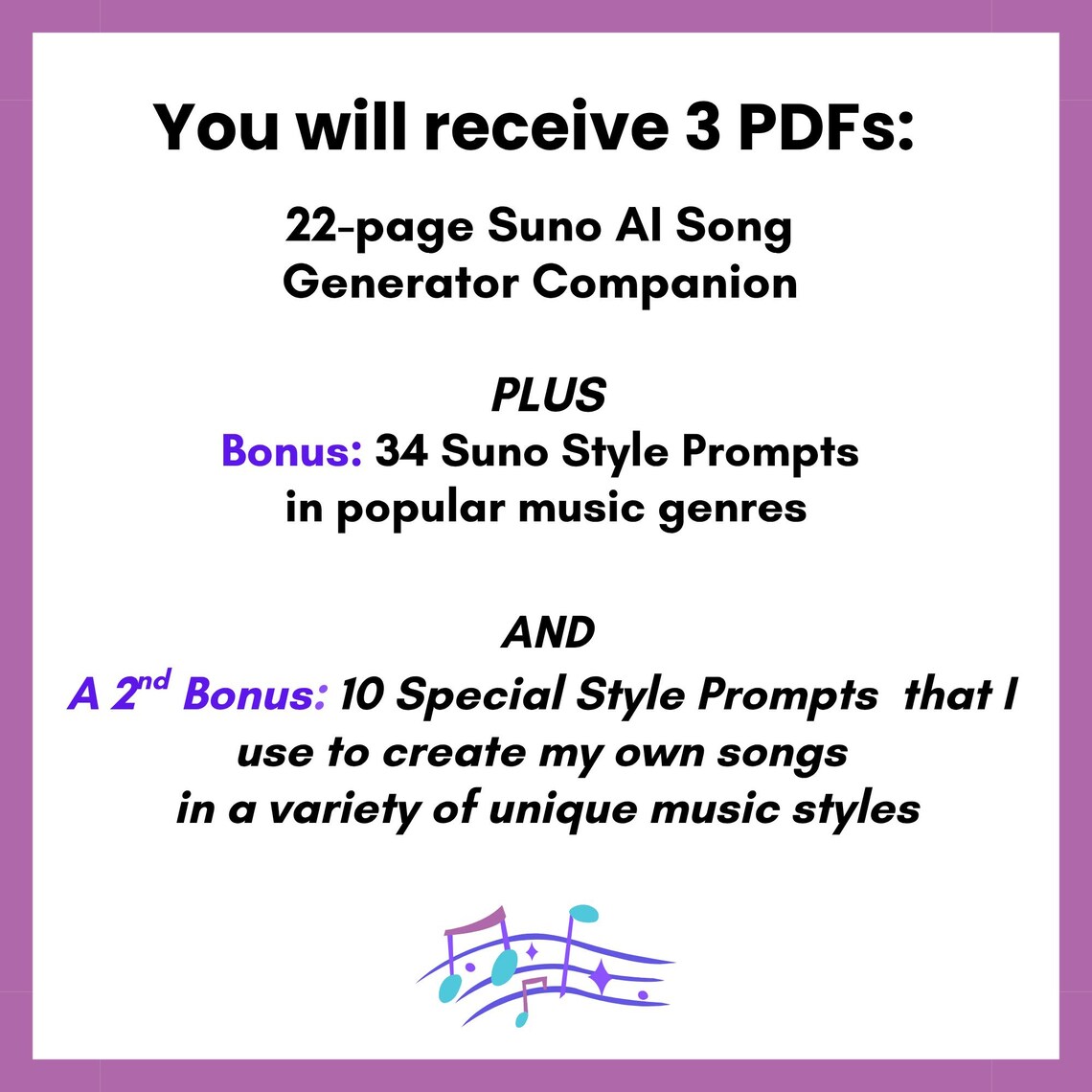 Suno AI Music Guide: Style Prompts & Cheat Sheets (digital Download) - Etsy