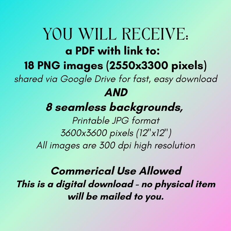 Rococo Clipart: Whimsical People, Seamless Backgrounds (PNG, JPG ...