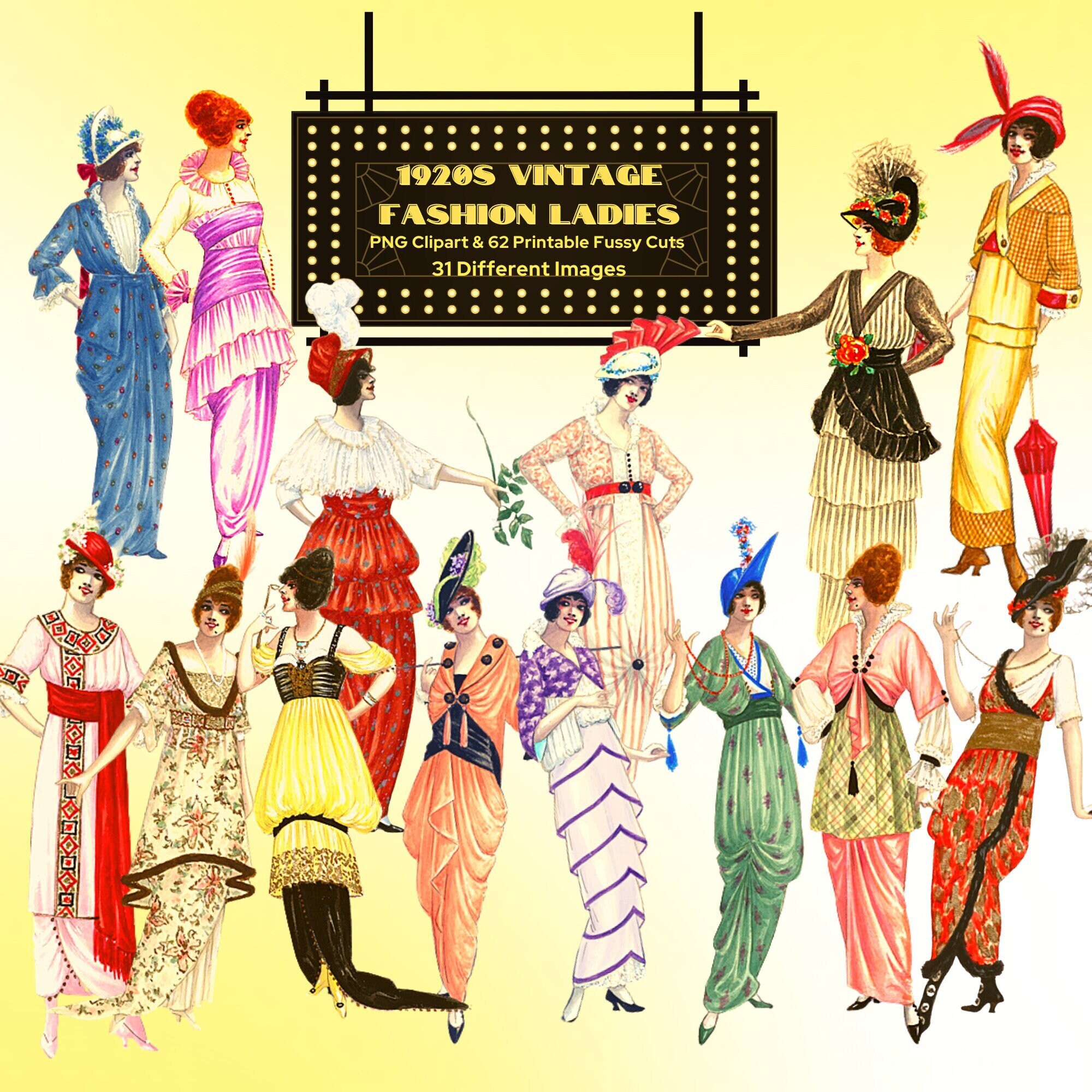 1920s Dancing Clipart