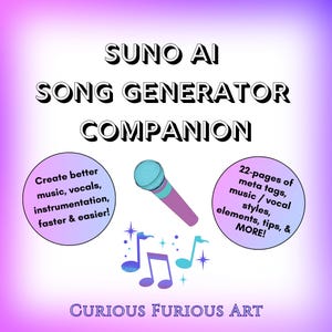 Suno AI Music Guide: Style Prompts & Cheat Sheets (digital Download) - Etsy