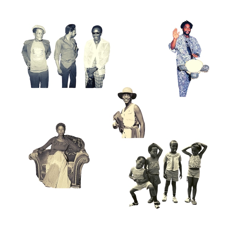 1970s Black People Vintage African American Clipart Retro Photos Fussy ...