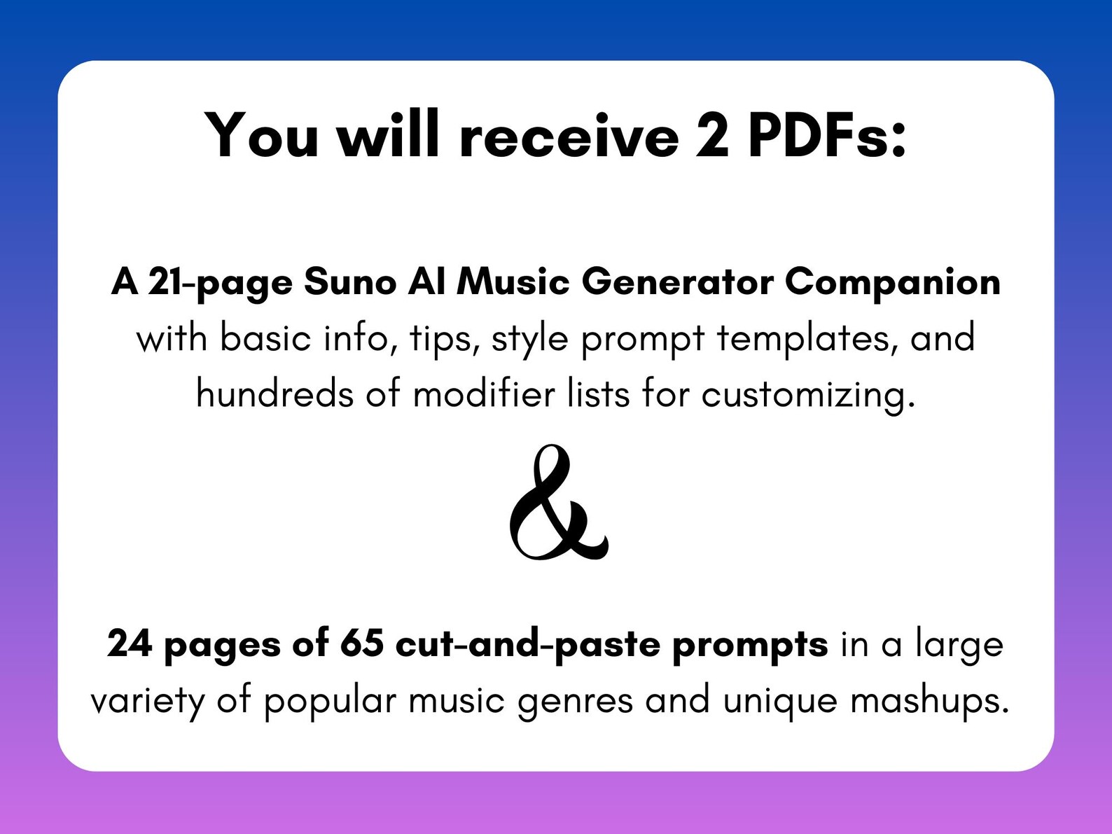 Suno AI Music Style Prompts Guide: Song Creation Expert Prompts Genres ...