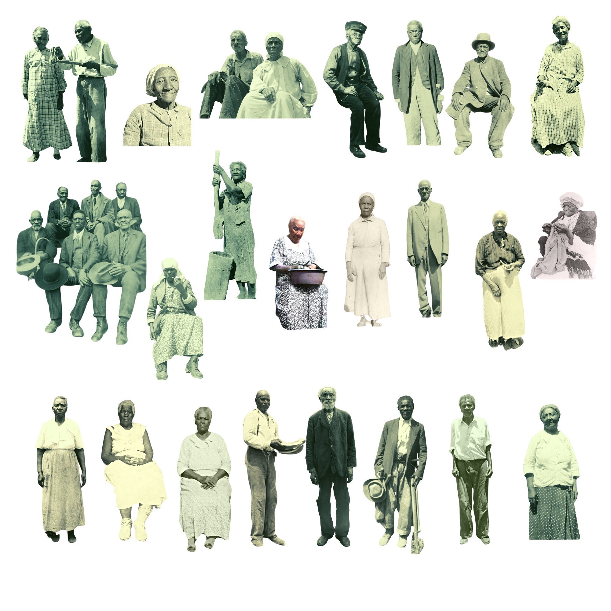 African American Former Slaves Clipart: Vintage Printable Images ...