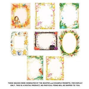 Midjourney Prompts Frames Christmas Halloween Wedding Invitation ...