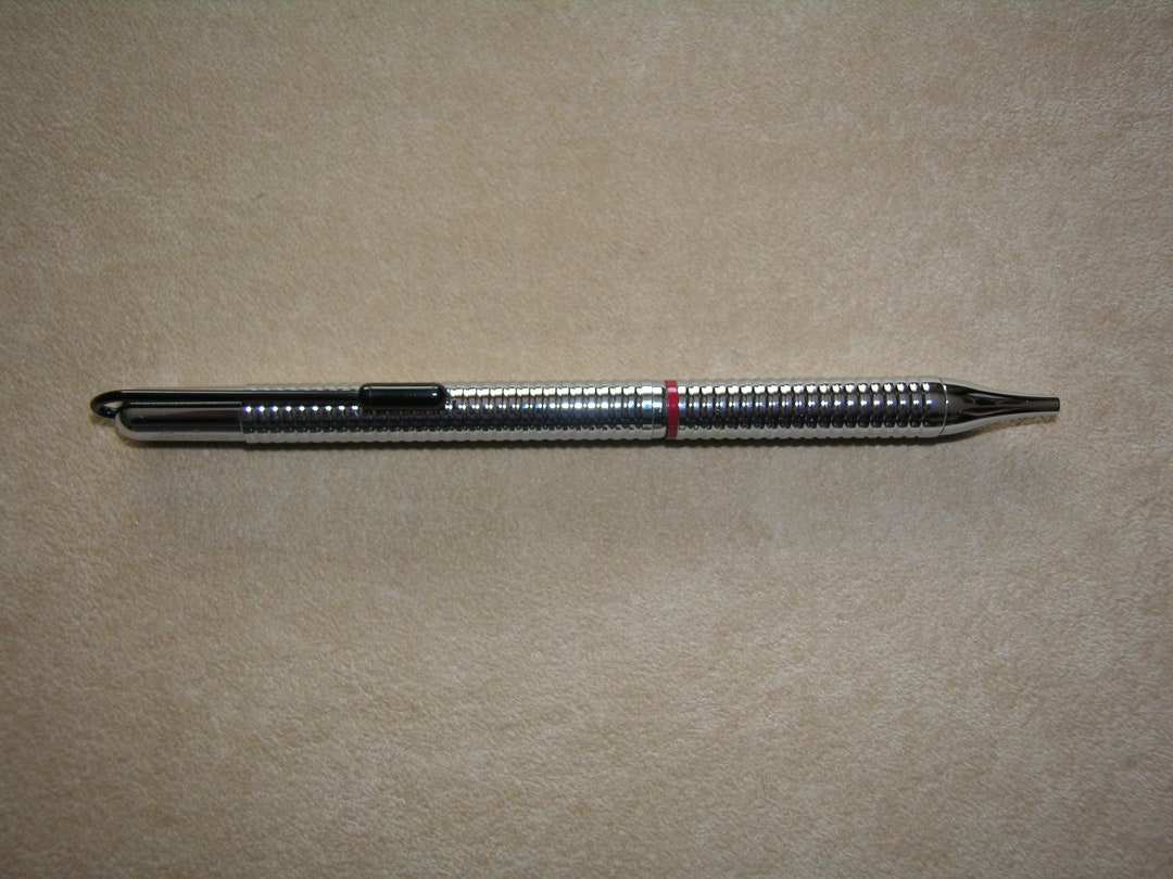 Collectible Rotring 900 Ballpoint Pen Chrome Side-knock - Etsy