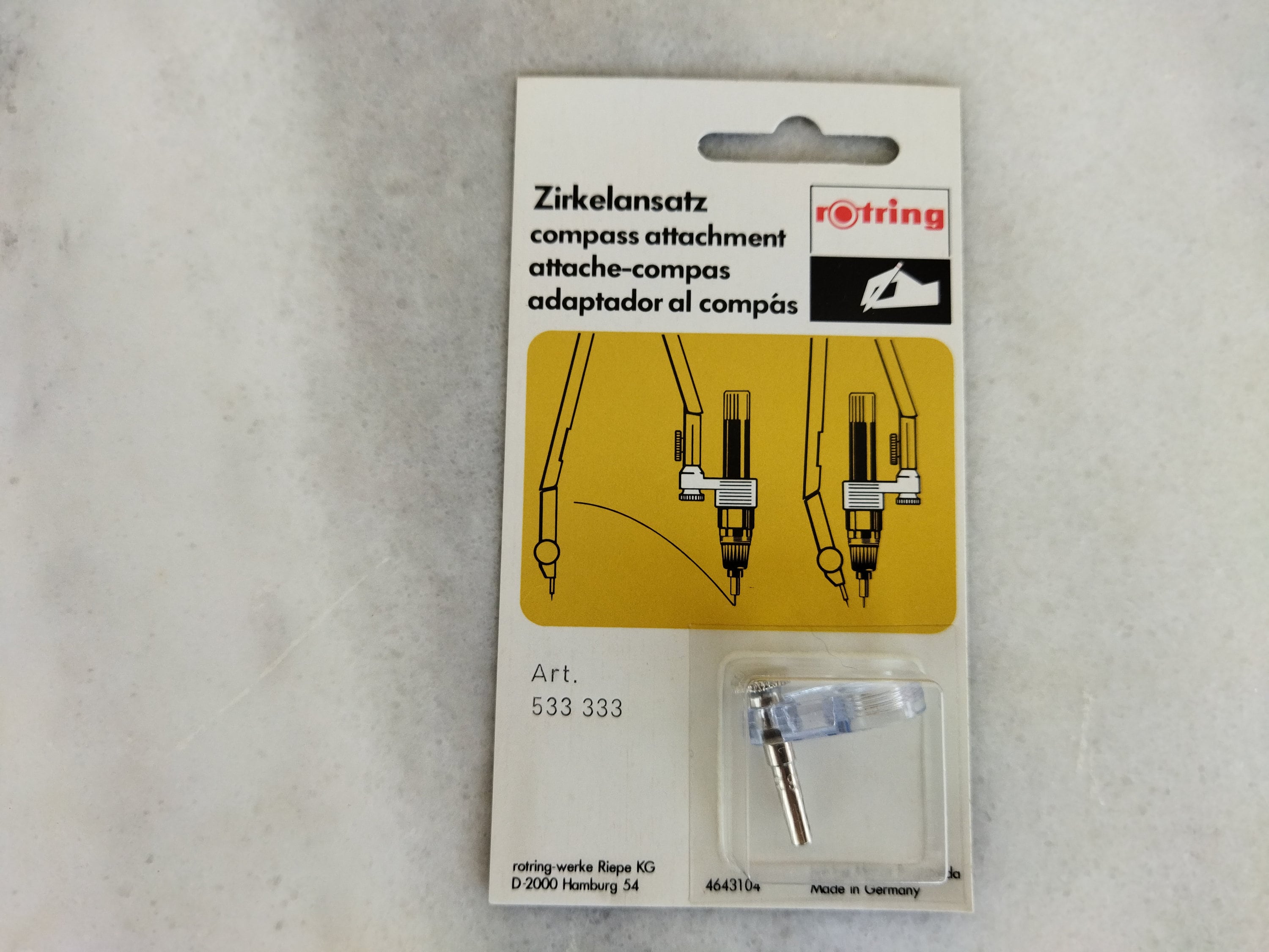 Rotring Compass Attachment - Etsy