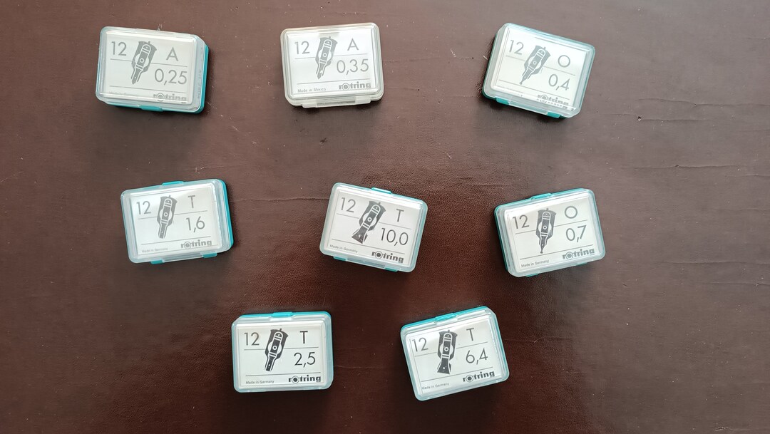 Rotring Graphos Drafting Varius Nibs (12 Nibs) - Etsy