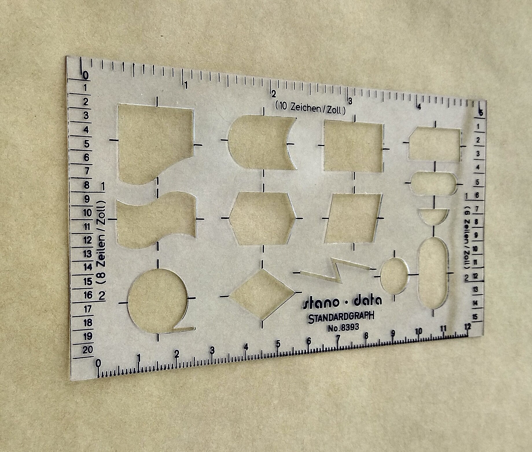 Drawing Stencils -standardgraph for General Drawing & Construction ...