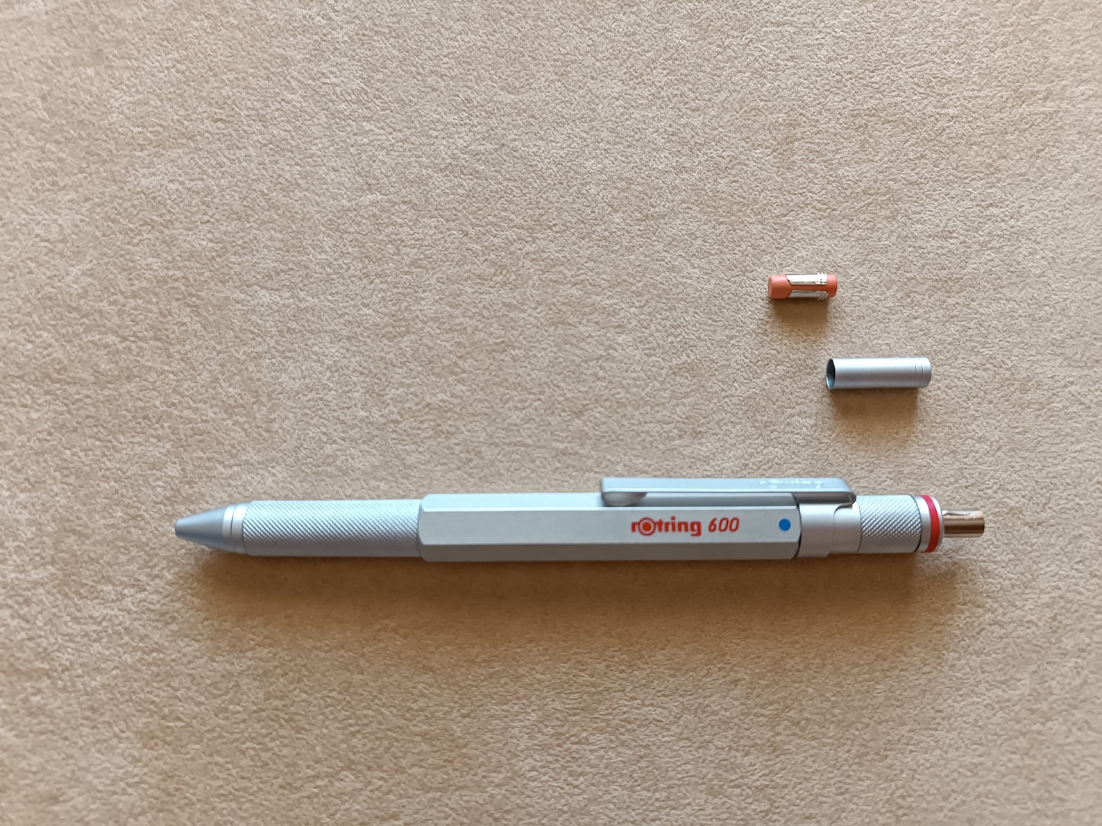 Rotring 600 Trio Silver First Ver. Ballpoint Pen Blue Red & Pencil - Etsy