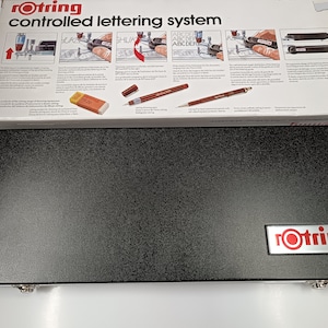 Rotring Controlled Lettering System NOS - Etsy