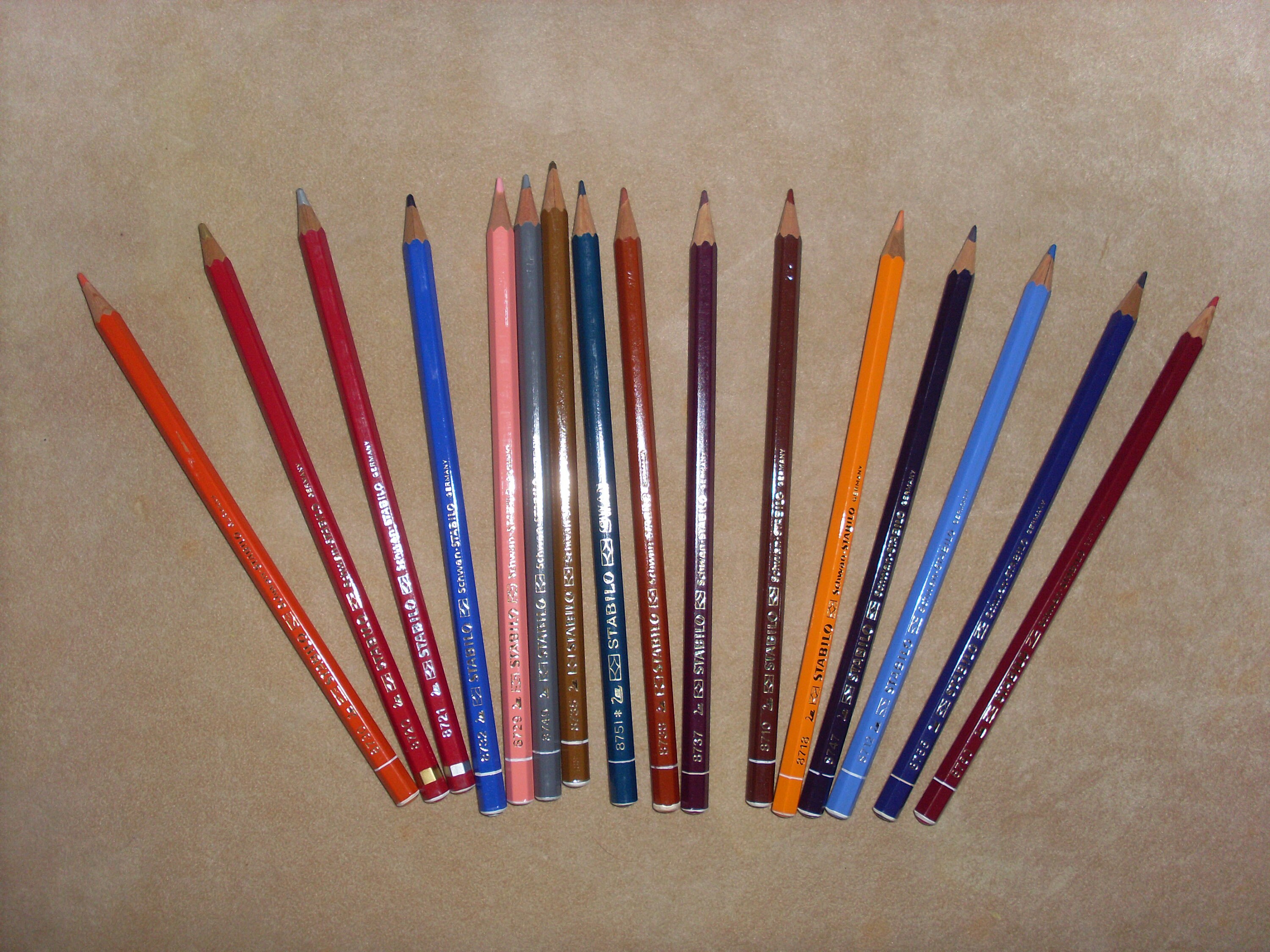 Vintage Stabilo Schwan Colored Drawing Pencils From 70s 16 Pcs - Etsy