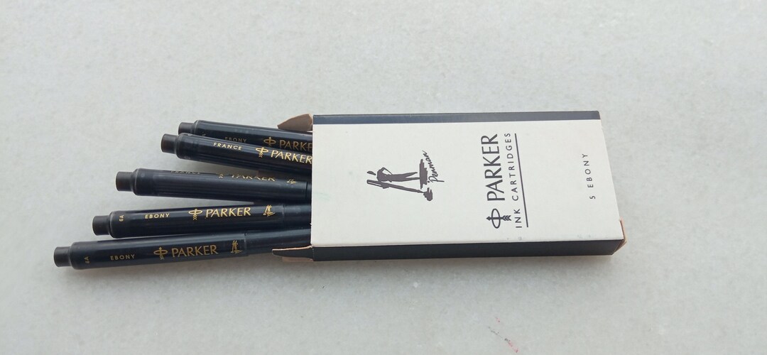 Parker Penman Ebony Ink Cartridges (5 Pcs) - France - Etsy UK