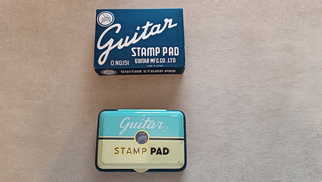 Vintage Mid Century Guitar Office Stamp Tab From 50s -NOS - Etsy