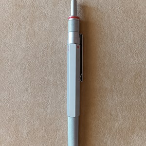 Rotring 600 Trio Silver First Ver. Ballpoint Pen Blue Red & Pencil - Etsy