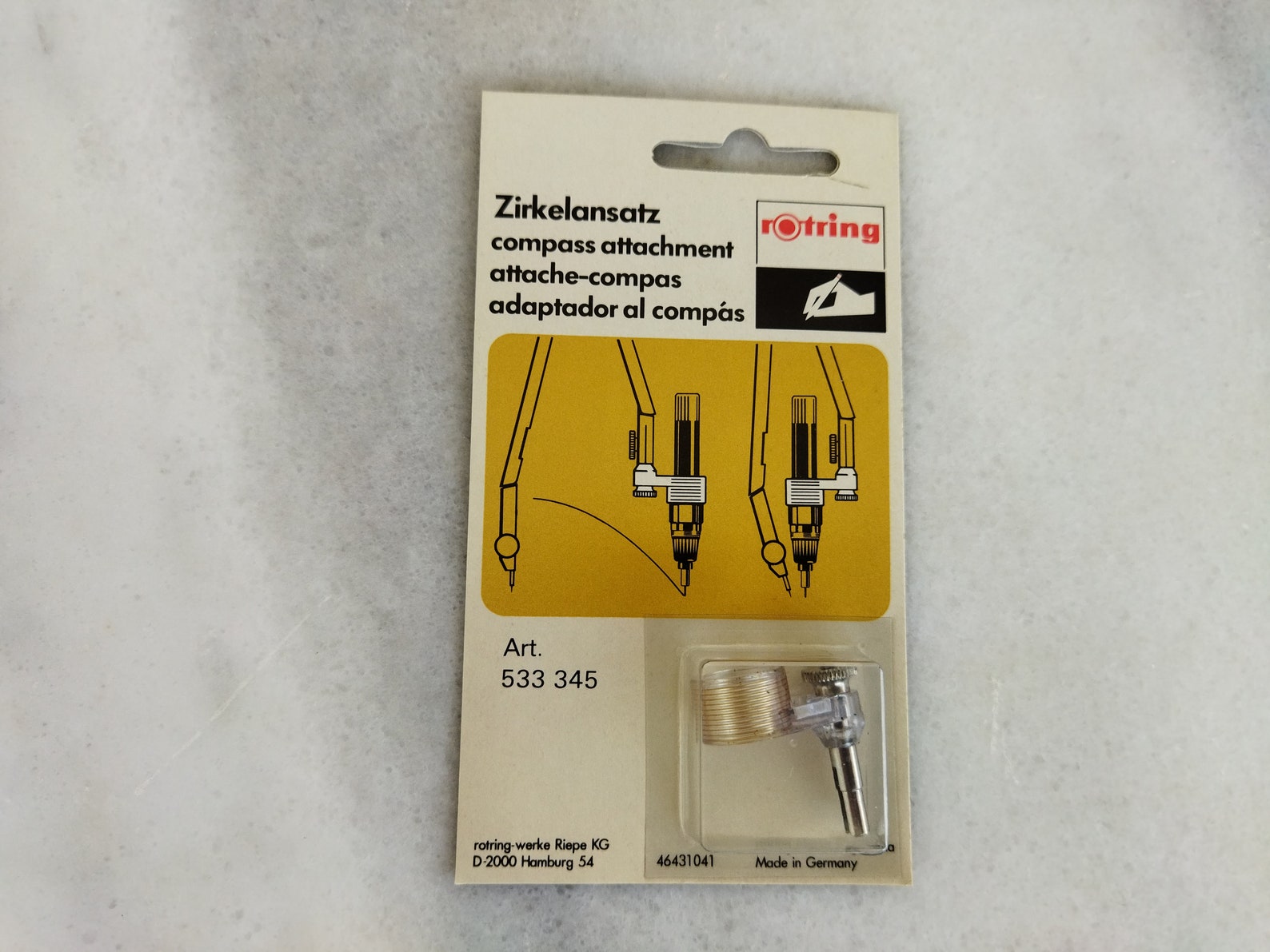 Rotring Compass Attachment - Etsy