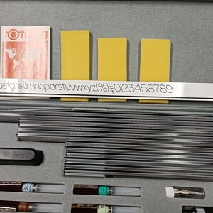 Rotring Controlled Lettering System NOS - Etsy