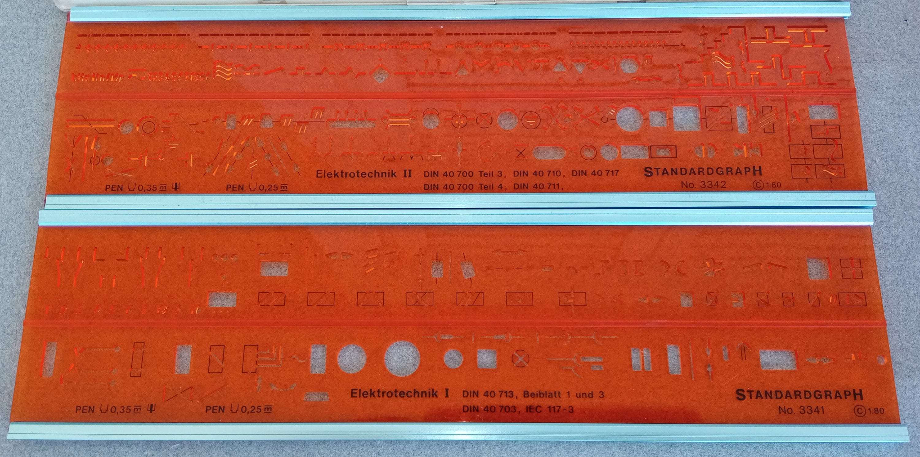 Drawing Stencils -standardgraph for General Drawing & Construction ...