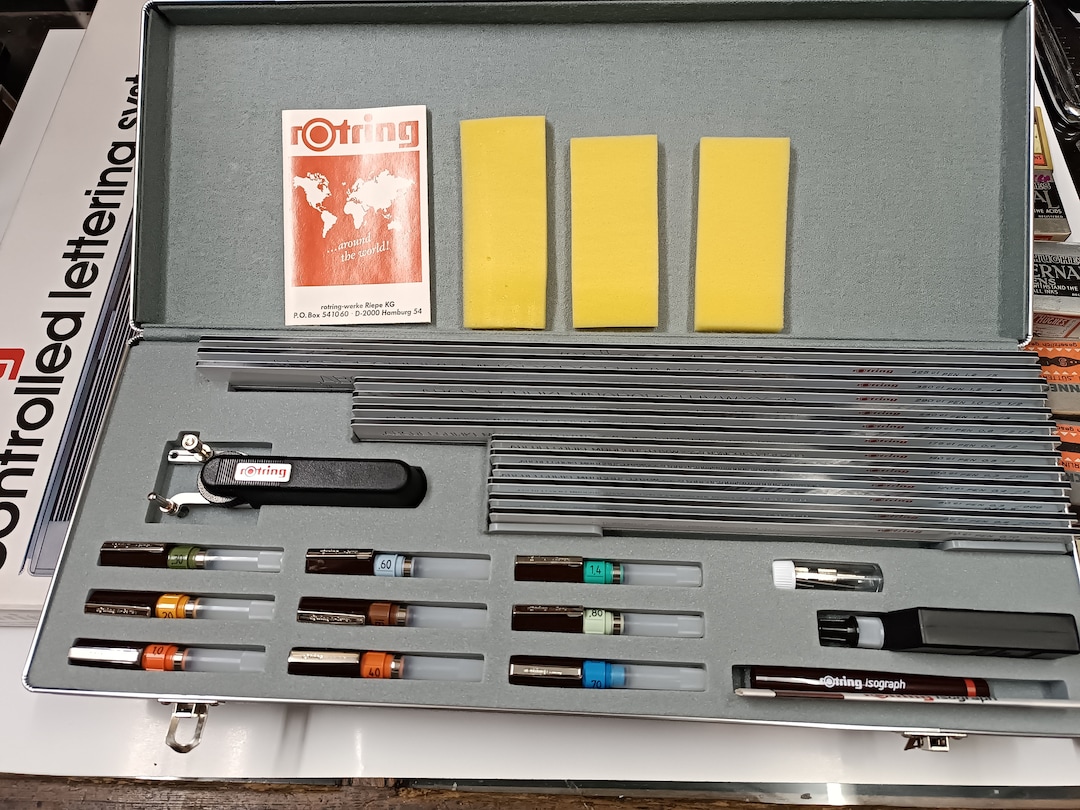 Rotring Controlled Lettering System NOS - Etsy