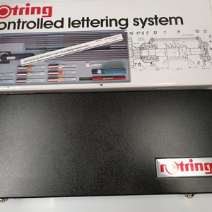 Rotring Controlled Lettering System NOS - Etsy