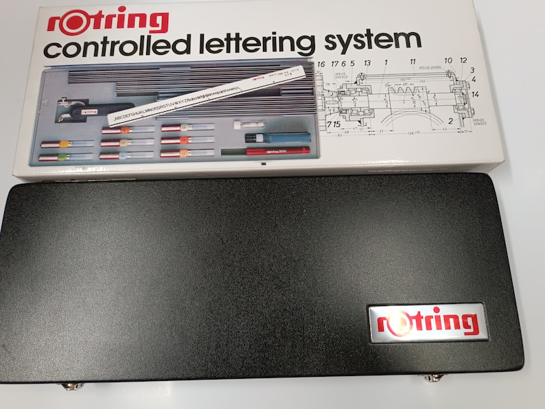 Rotring Controlled Lettering System NOS - Etsy