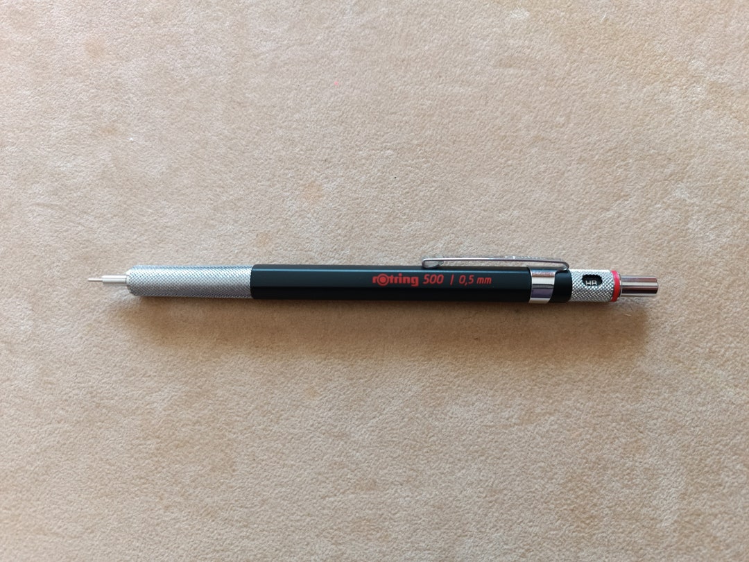 Vintage ROTRING 500 0.5mm Drafting Mechanical Pencil With Genuine Box ...